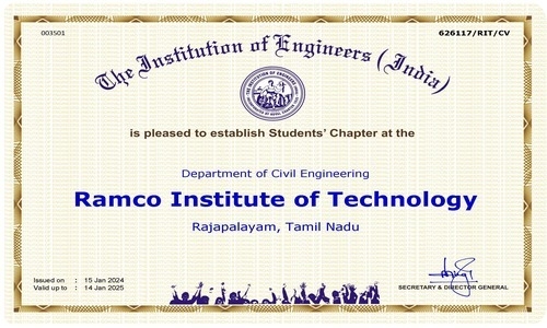 Ramco Institute of Technology North Venganallur Village, Rajapalayam ...